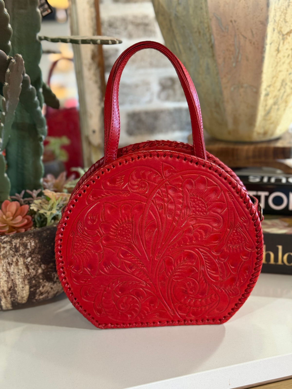 The Dixie Tooled Bag- 2 Colors — The Golden Antler Boutique