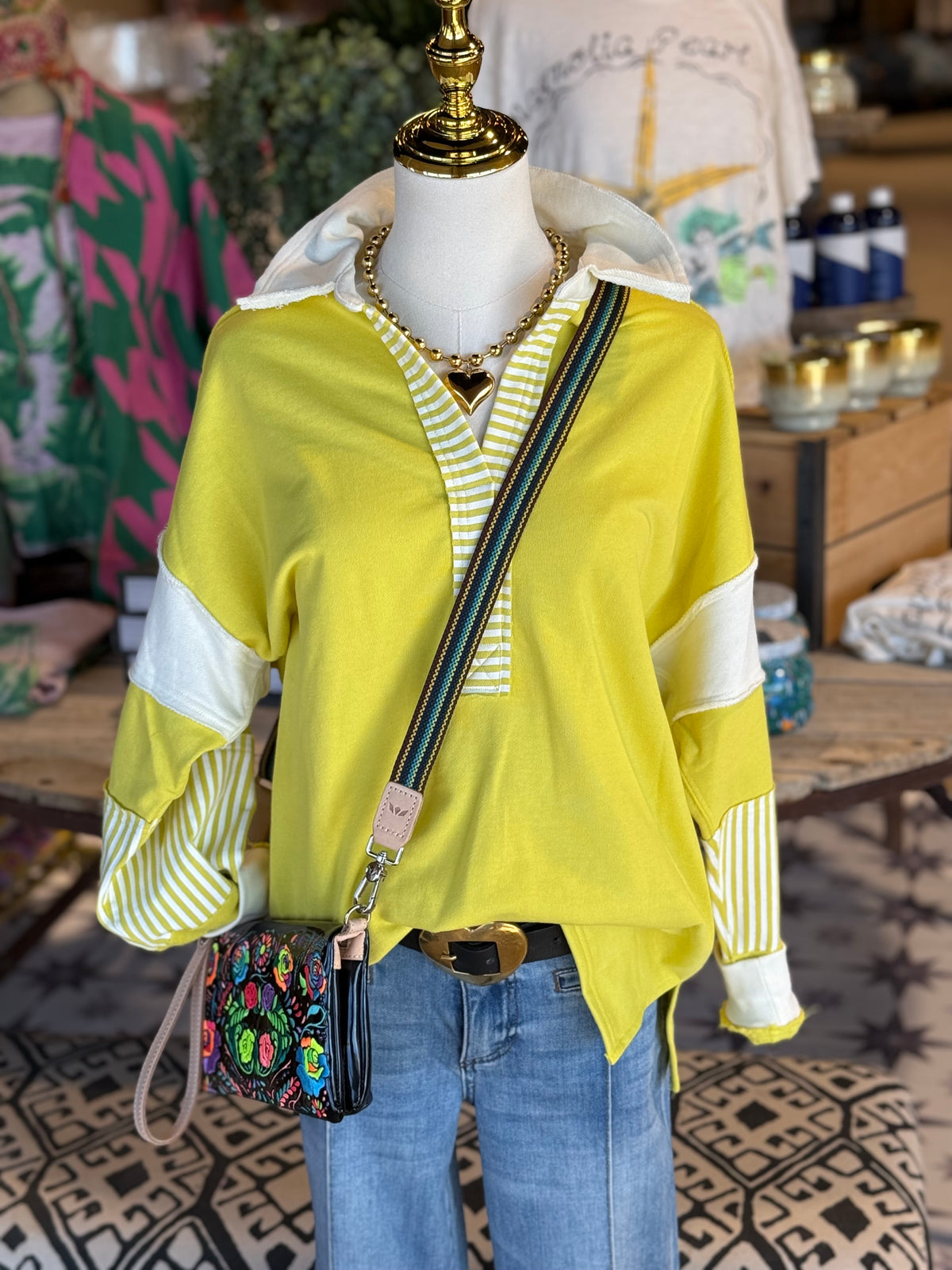 Katreen Polo Top — The Golden Antler Boutique
