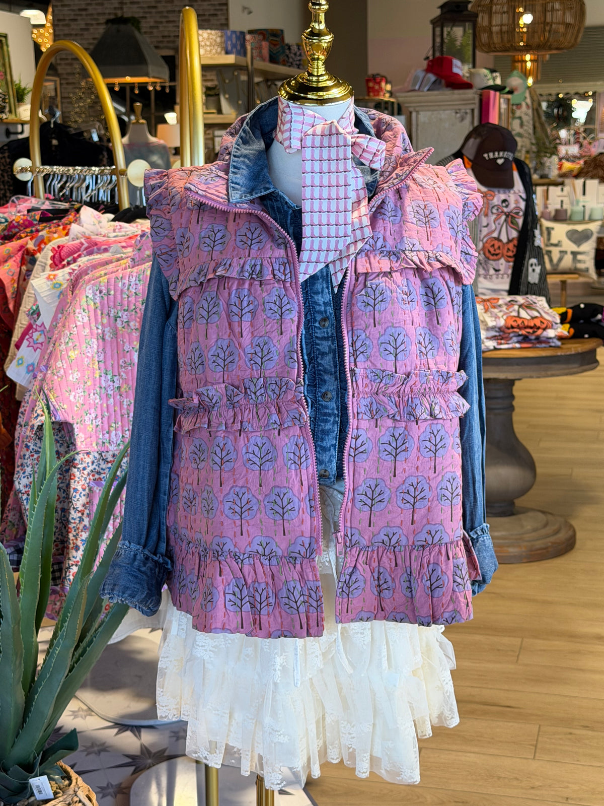 Kantha Knitted Vest — The Golden Antler Boutique