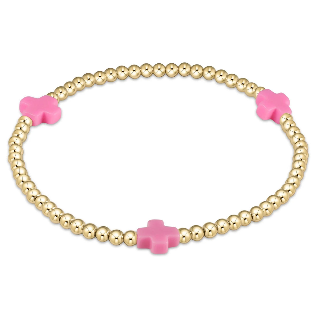 Signature Cross 3mm Bracelet — The Golden Antler Boutique