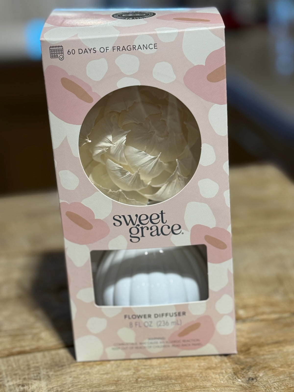 Sweet Grace Flower Diffuser 8 oz — The Golden Antler Boutique