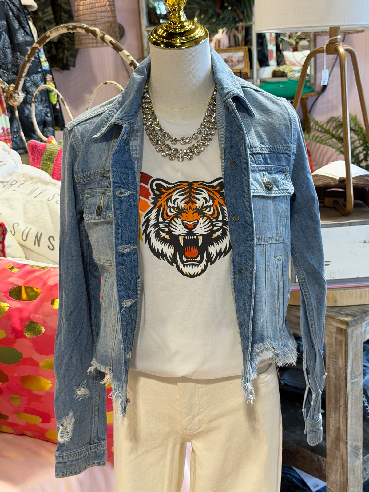 Rebel Denim Jacket — The Golden Antler Boutique