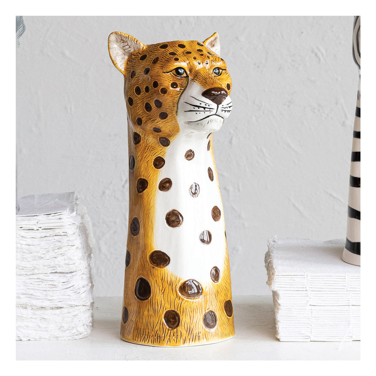 Cheetah Vase — The Golden Antler Boutique